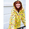 Ladies Lemon Floral Raincoat
