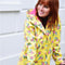Ladies Lemon Floral Raincoat